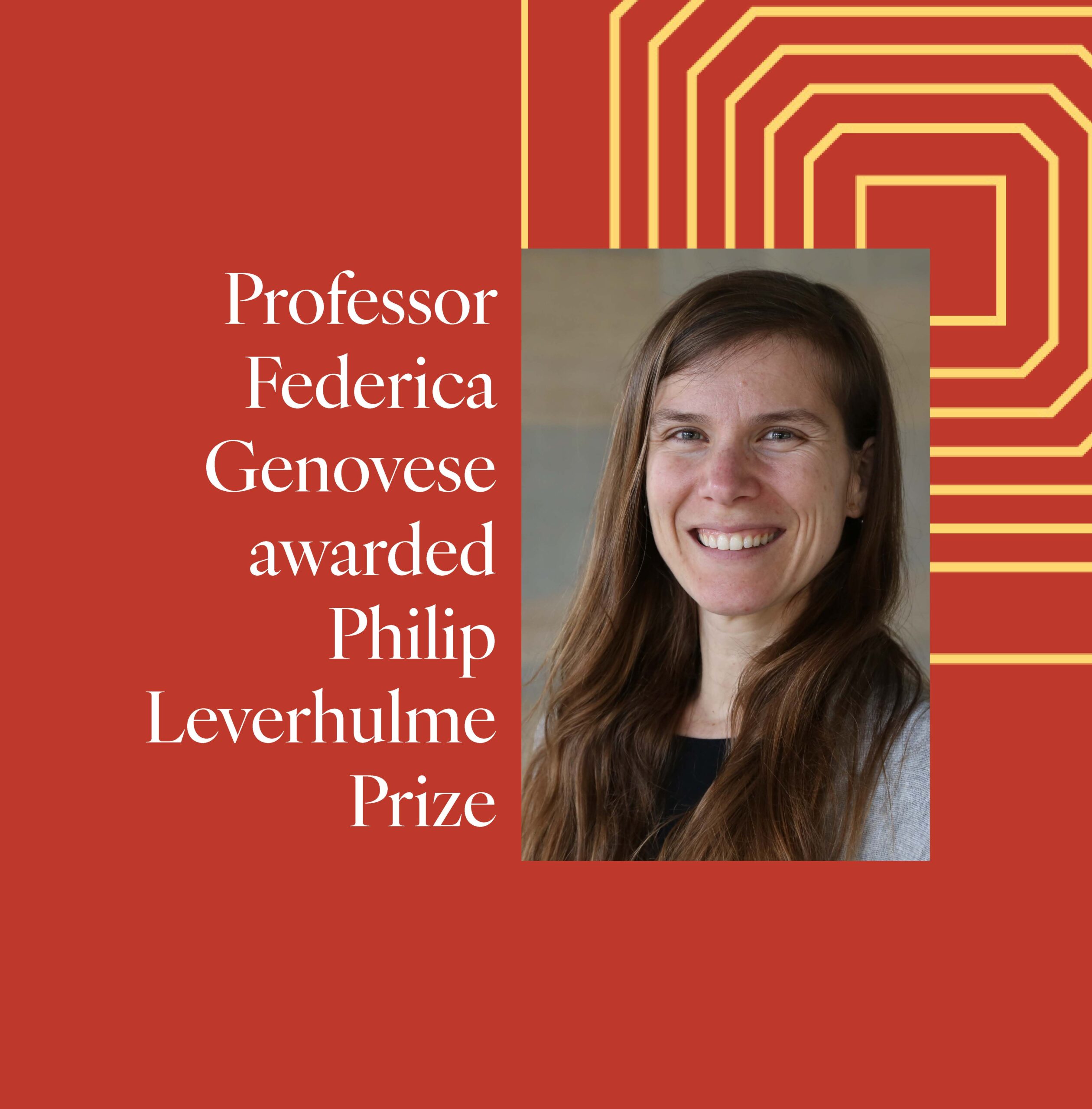 Professor Federica Genovese awarded Philip Leverhulme Prize - St Antony's
