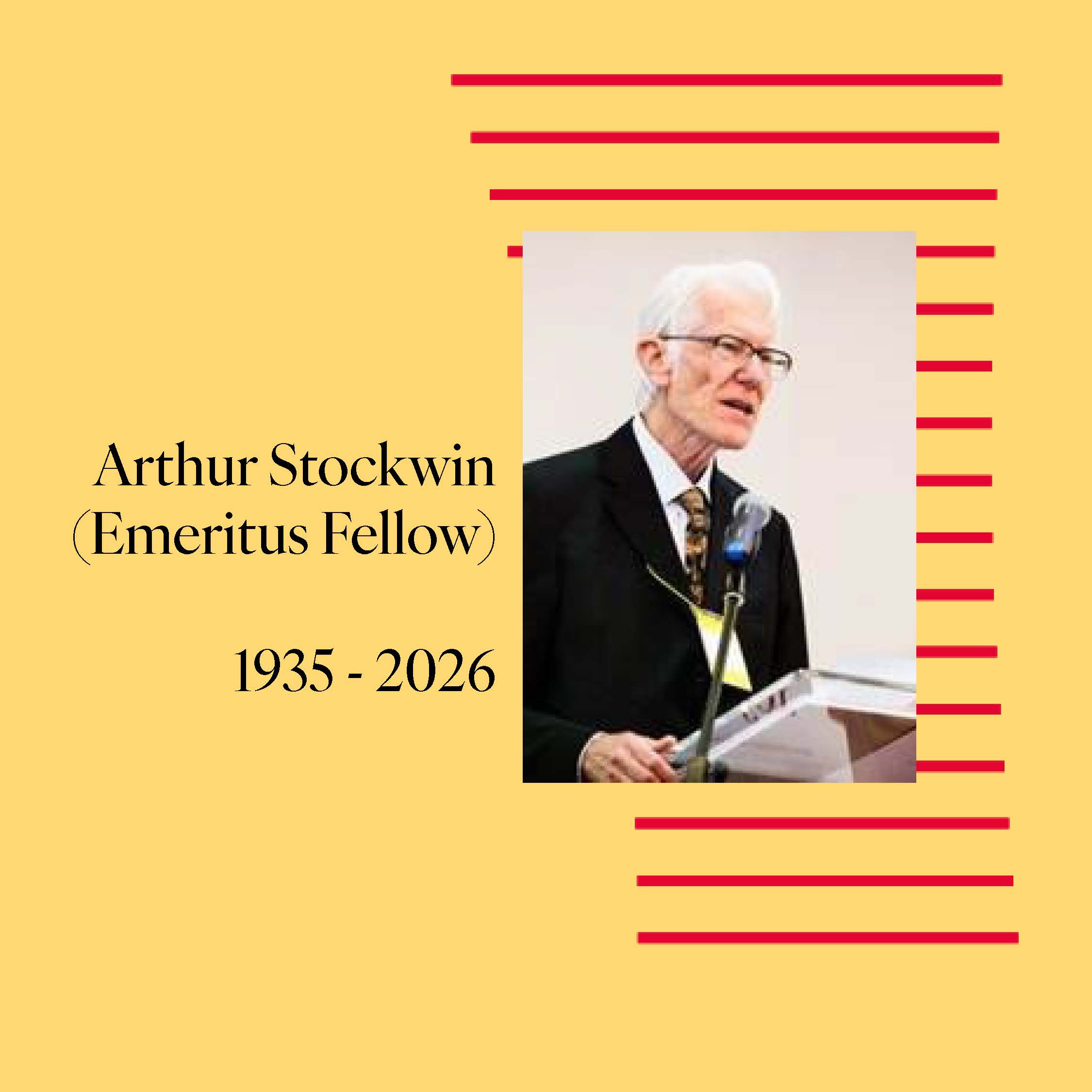 Arthur Stockwin 1935 - 2026 - St Antony's